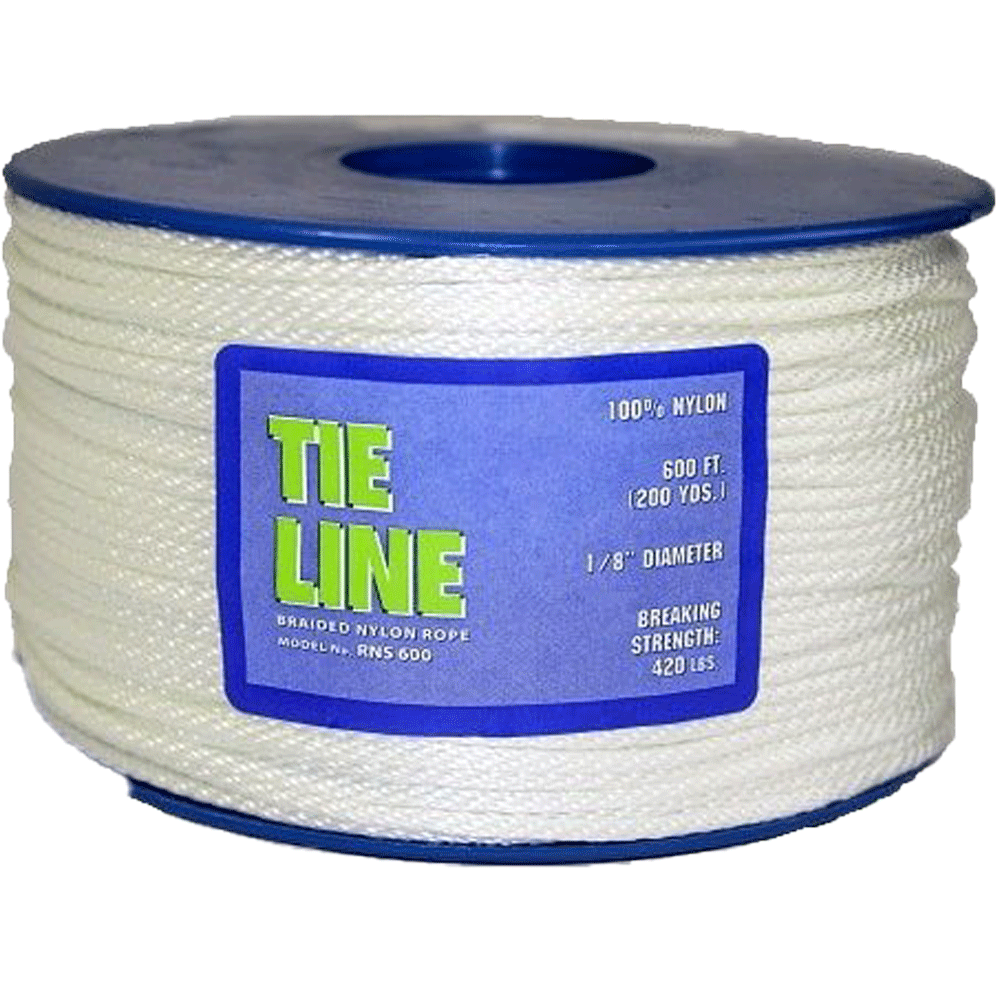 Solid-Braid Nylon Rope, 1/8 x 600′ Spool – FarrWest Environmental Supply